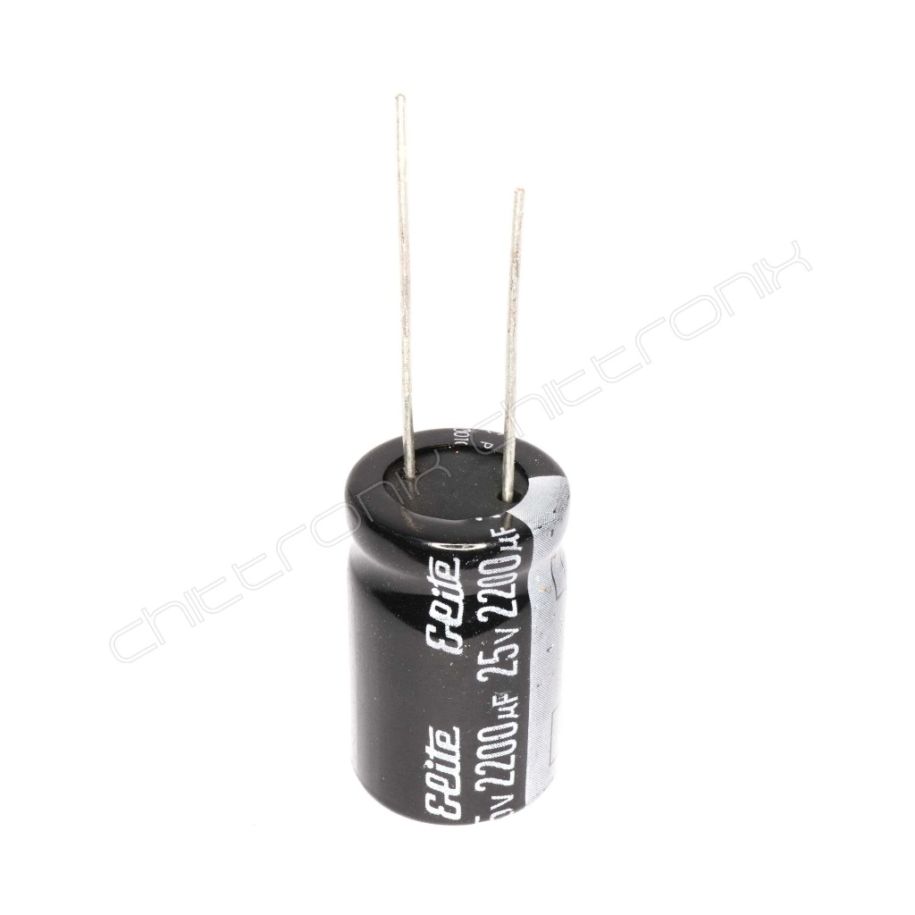 2200uF 25V 105°C Capacitor คาปาซิเตอร์ C ตัวเก็บประจุ ยี่ห้อ Elite ...
