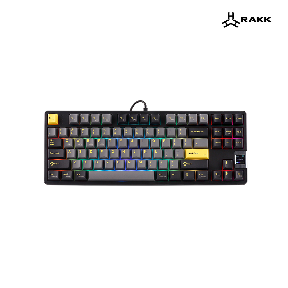 RAKK LAM-ANG PRO MAX Fully Keyboard and Barebone Trimode 87 Keycaps ...