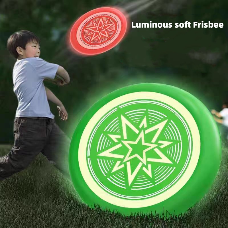 【ClassicNest】Children's glow-in-the-dark safe Soft Frisbee hand toss ...