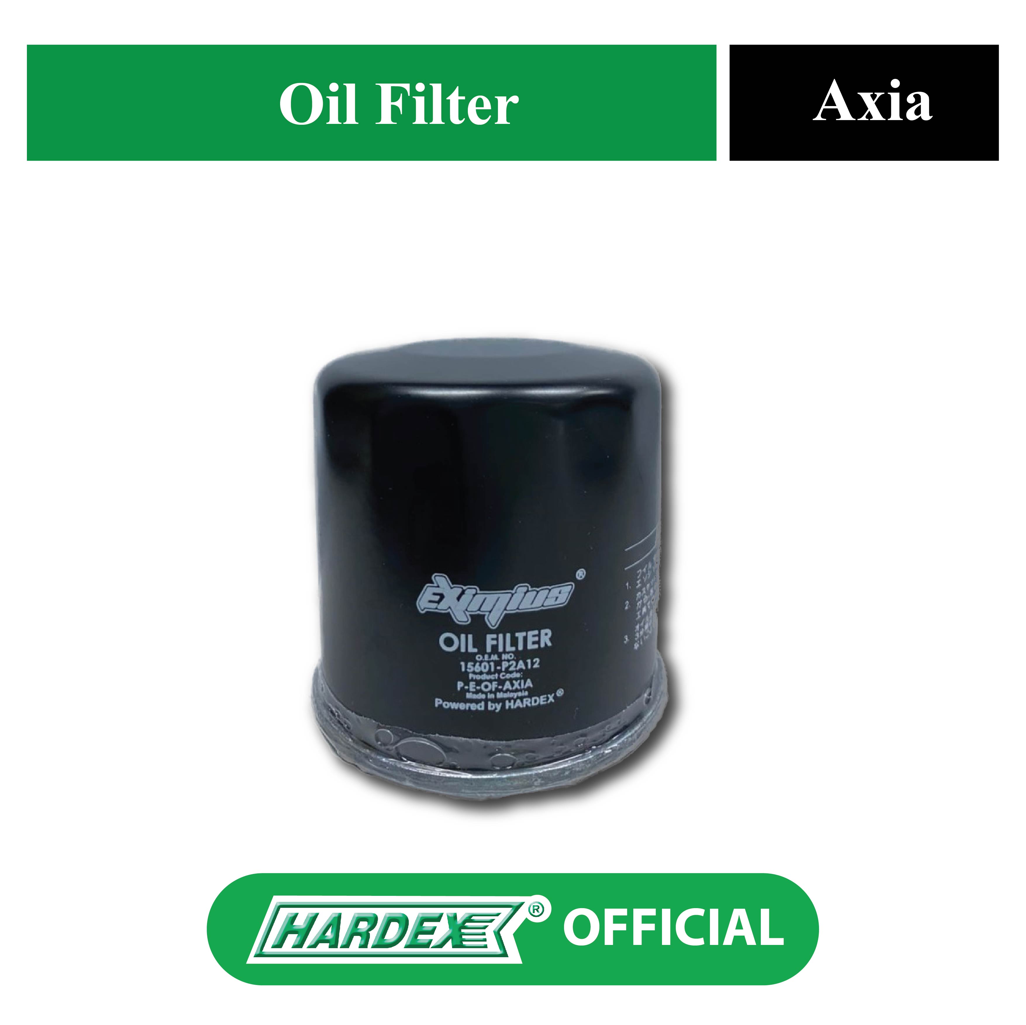 HARDEX Eximius Oil Filter - Axia (P-E-OF-AXIA) | Lazada
