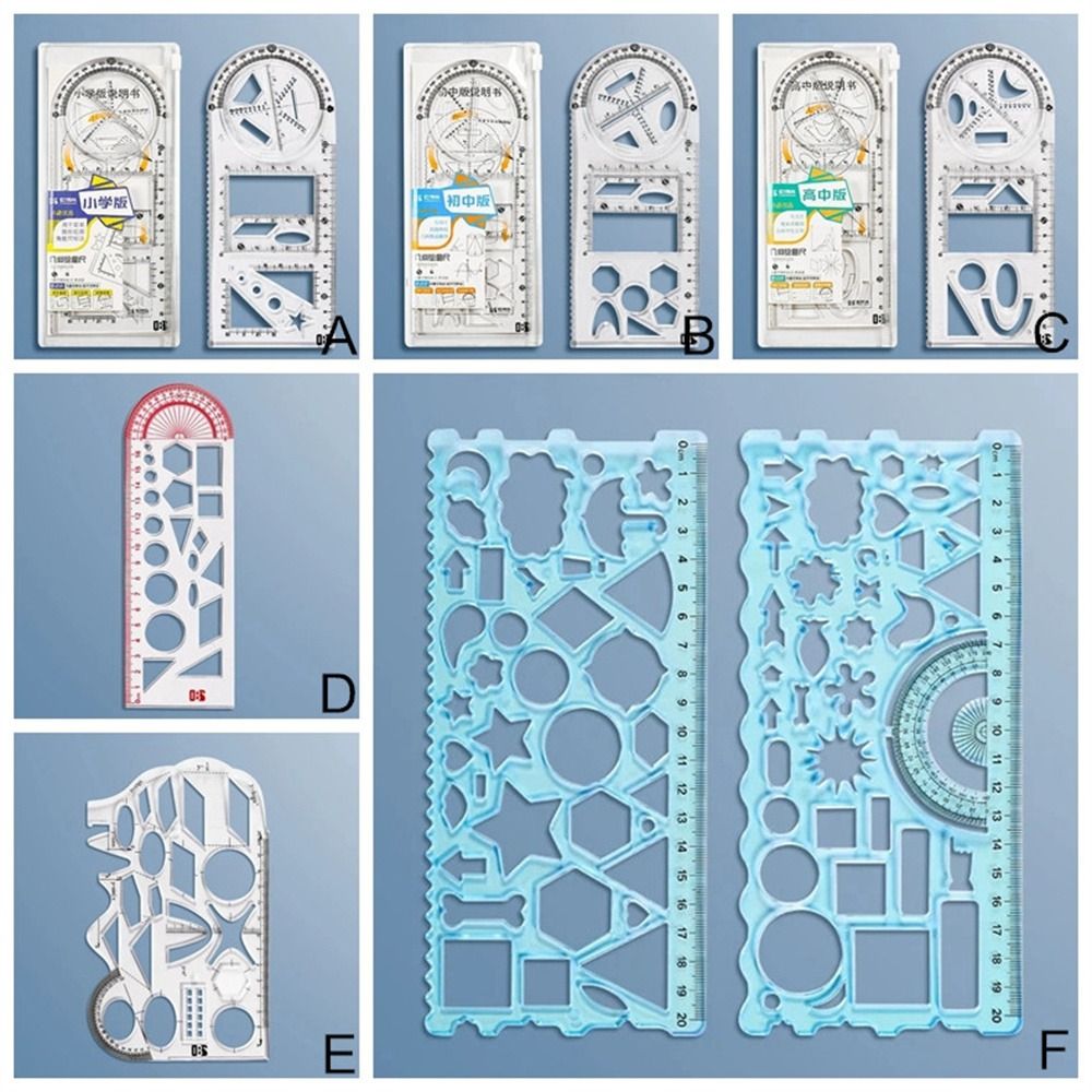 Architecture Multifunctional Geometric Ruler Drawing Rulers Measuring ...