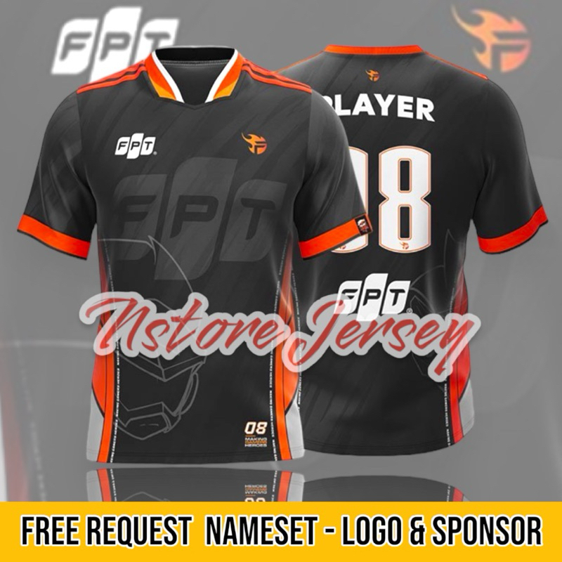 เสื้อทีม Flash Official Jersey 2023 "Flash" E-Sports "Mobile Legends ...