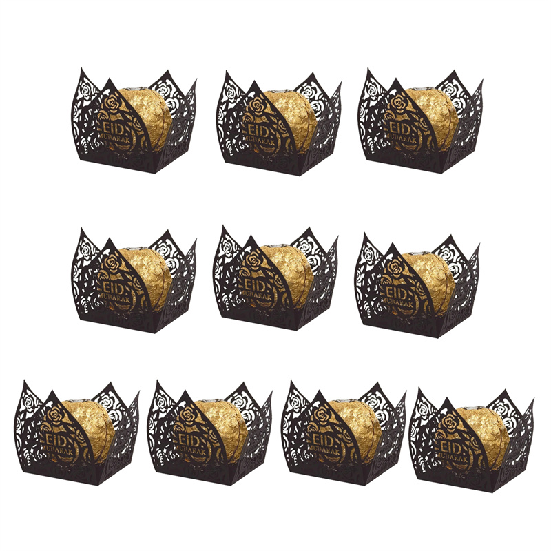 10pcs/Set Eid Mubarak Candy Box Hari Raya Aidilfitri Cookie Chocolate ...