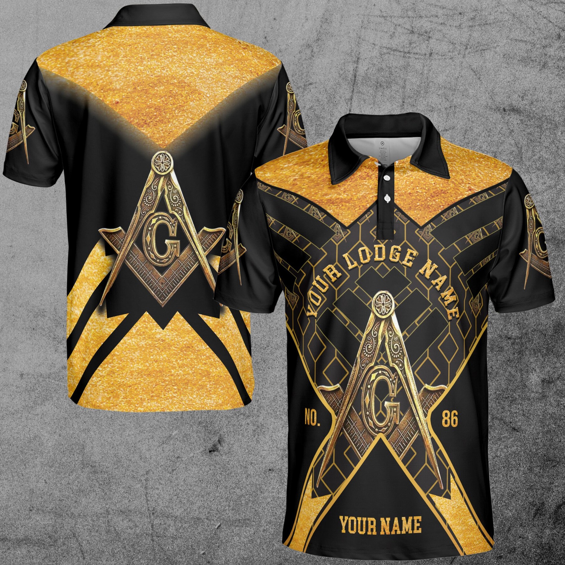 Freemasonry Worldwide Brotherhood Mason Custom Masonic Polo SHIRT ...