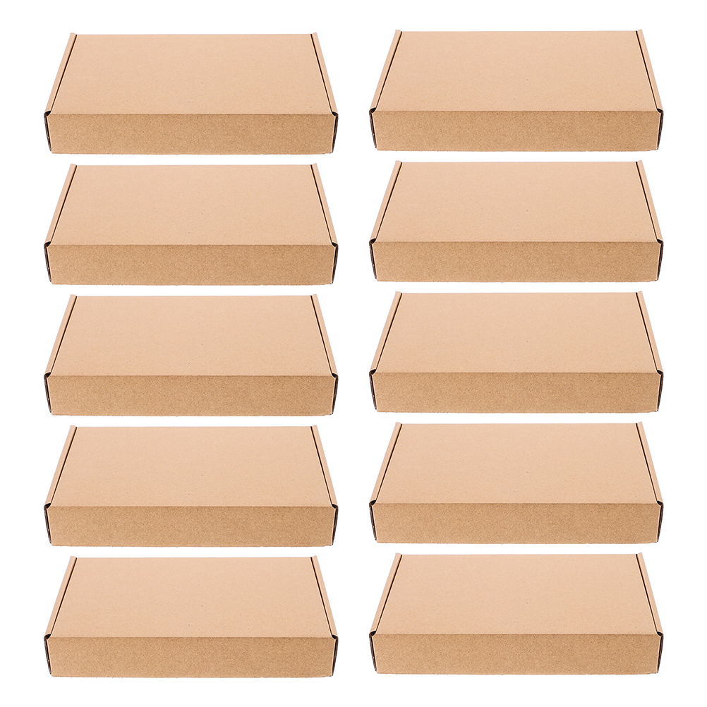 10 Pcs Carton Small Business Shipping Boxes Kraft Paper Cardboard ...