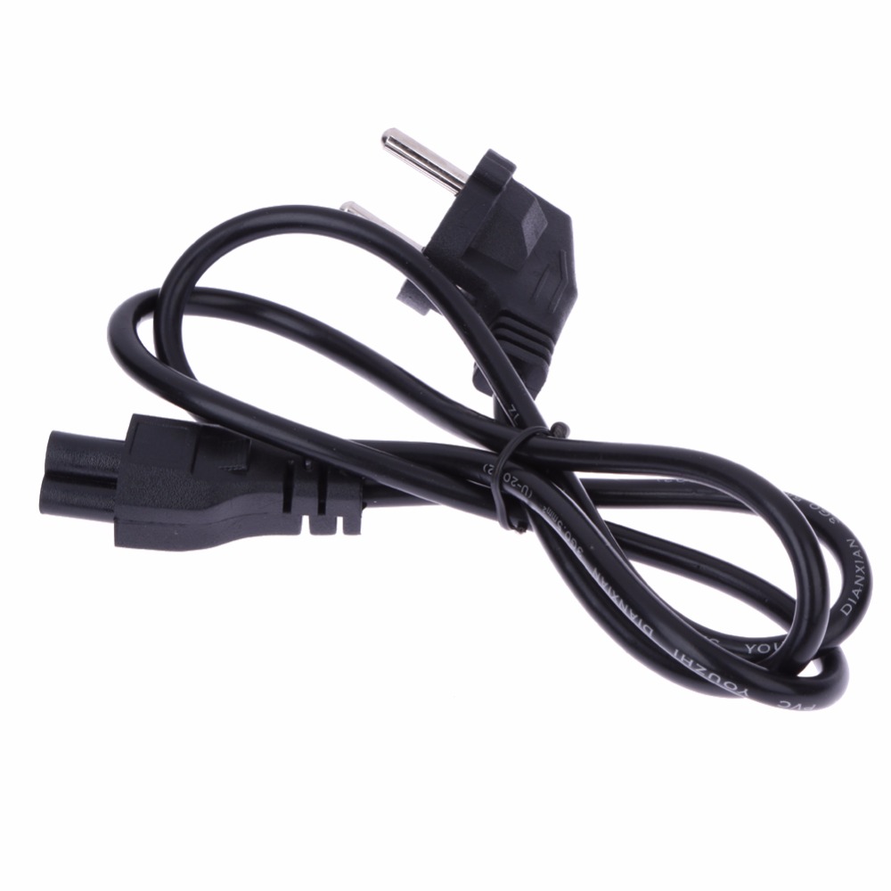 【VogueVenture】1m EU Plug 3 Prong 2 Pin AC Laptop Power Cord Adapter ...
