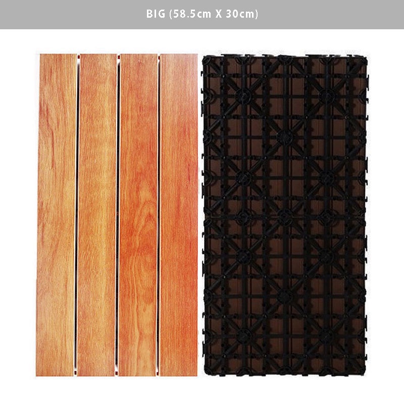 𝗔𝗡𝗧𝗜 𝗖𝗢𝗥𝗥𝗢𝗦𝗜𝗢𝗡 》 Wood Floor Deck Tiles Interlocking Decking Solid ...