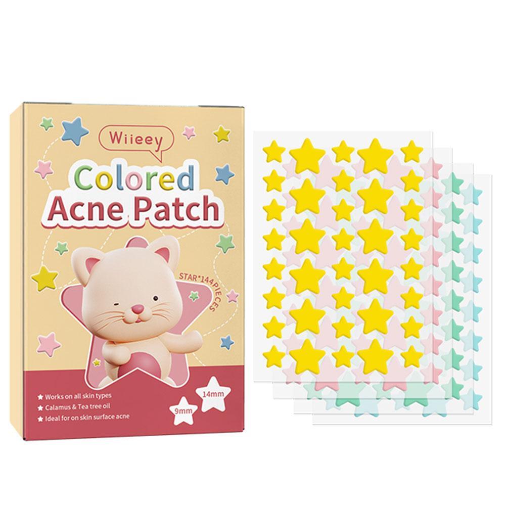 144 PCS/SET Star Pimple Patch Acne Colorful Invisible Acne Removal Skin ...