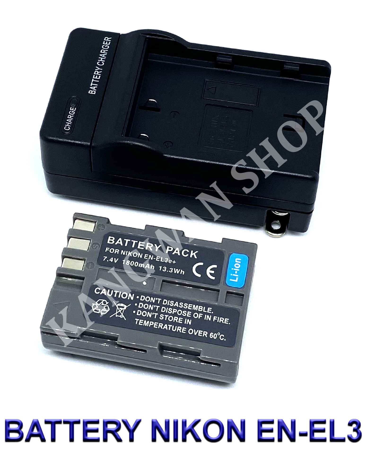 EN-EL3E EN-EL3 ENEL3E ENEL3 แบตเตอรี่ แท่นชาร์จ แบตเตอรี่พร้อมแท่นชาร์จ ...