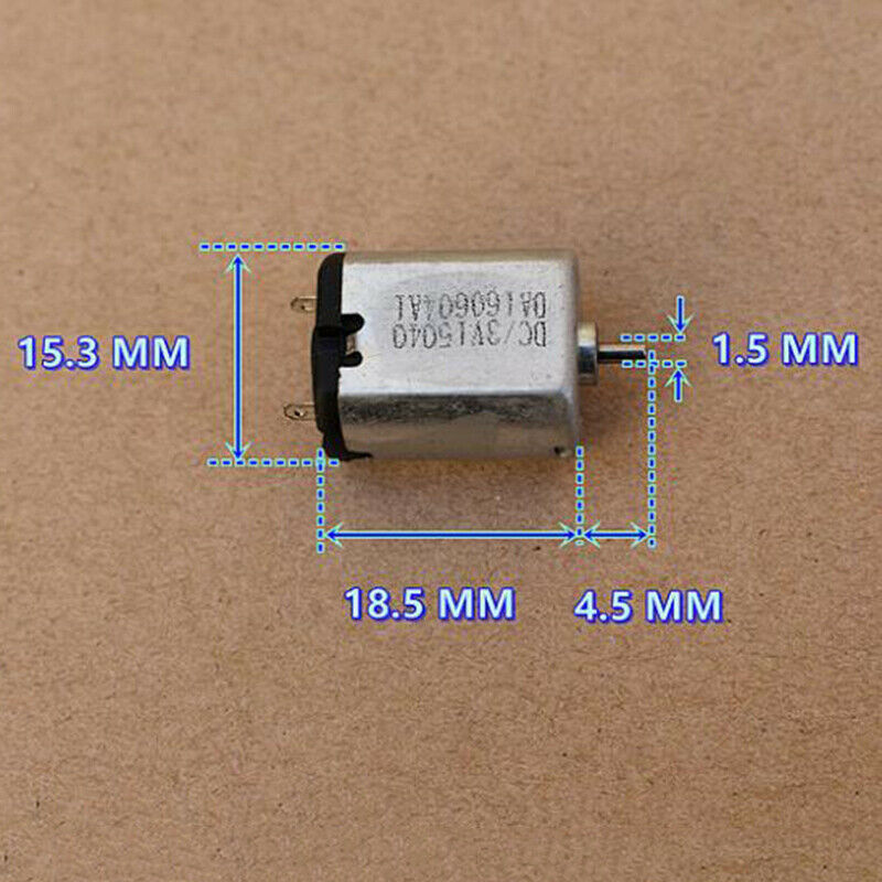 030 Motor Dc 3v-6v 3.7v 13000rpm Precious Metal Brush Tiny Mini ...