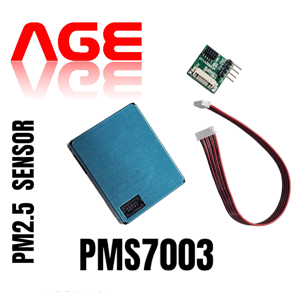 PM2.5 PMS7003 + Adapter เซ็นเซอร์ตรวจจับฝุ่นละออง วัดคุณภาพอากาศ ...