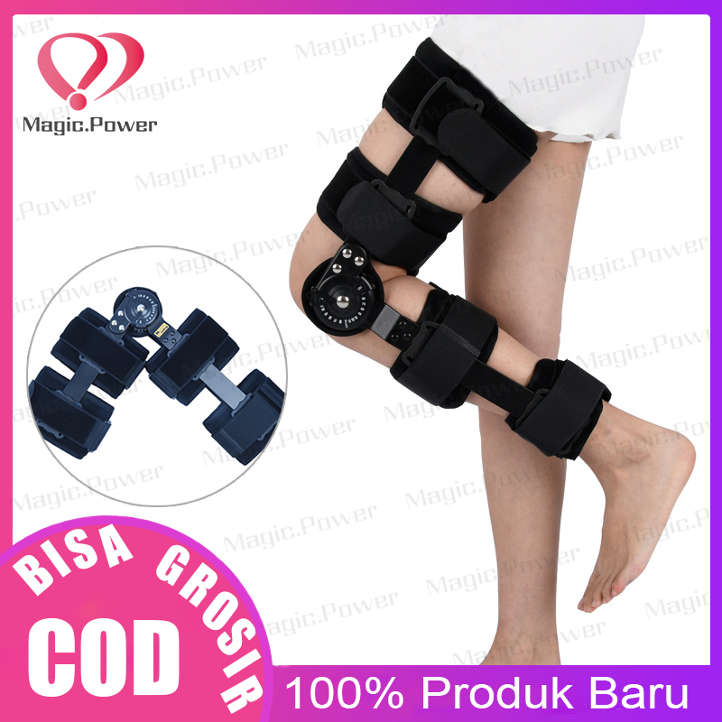 Knee Support Brace Pasca Operasi Pelindung Fraktur Kaki Knee Brace Post ...