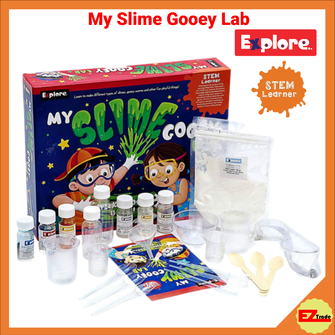 DIY Explore STEM Learner Kit - My Slime Gooey Lab - Create Gooey Worms ...