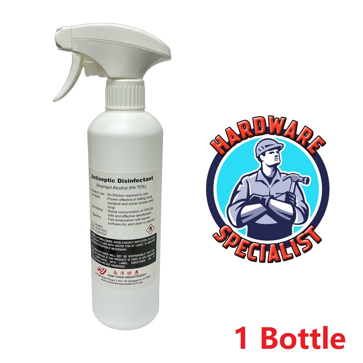Isopropyl Alcohol 70% Skin & Surface Disinfectant Spray / Hand ...