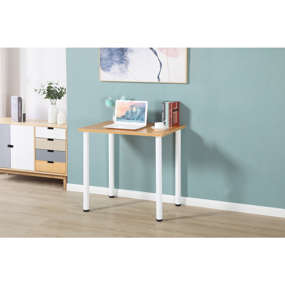 Working table, size 80x60x75 cm., top thickness 2.3 cm., wood color ...