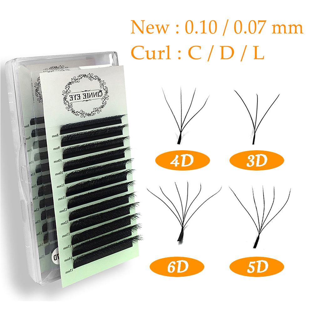 NEW 4D W Eylash Extension 5D 3D Russia Volume W Lash Fluffy Premade ...