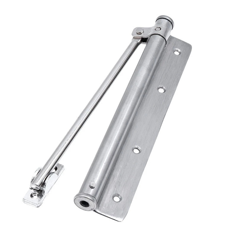 【TopazTrove】Spring sliding Door Closer Stainless Steel Automatic soft ...