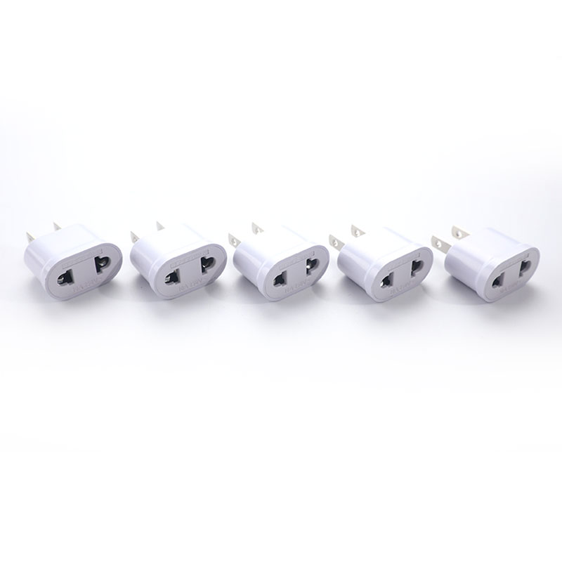 US Plug to EU Plug Round And Flat Dual-Purpose Conversion Plug ...