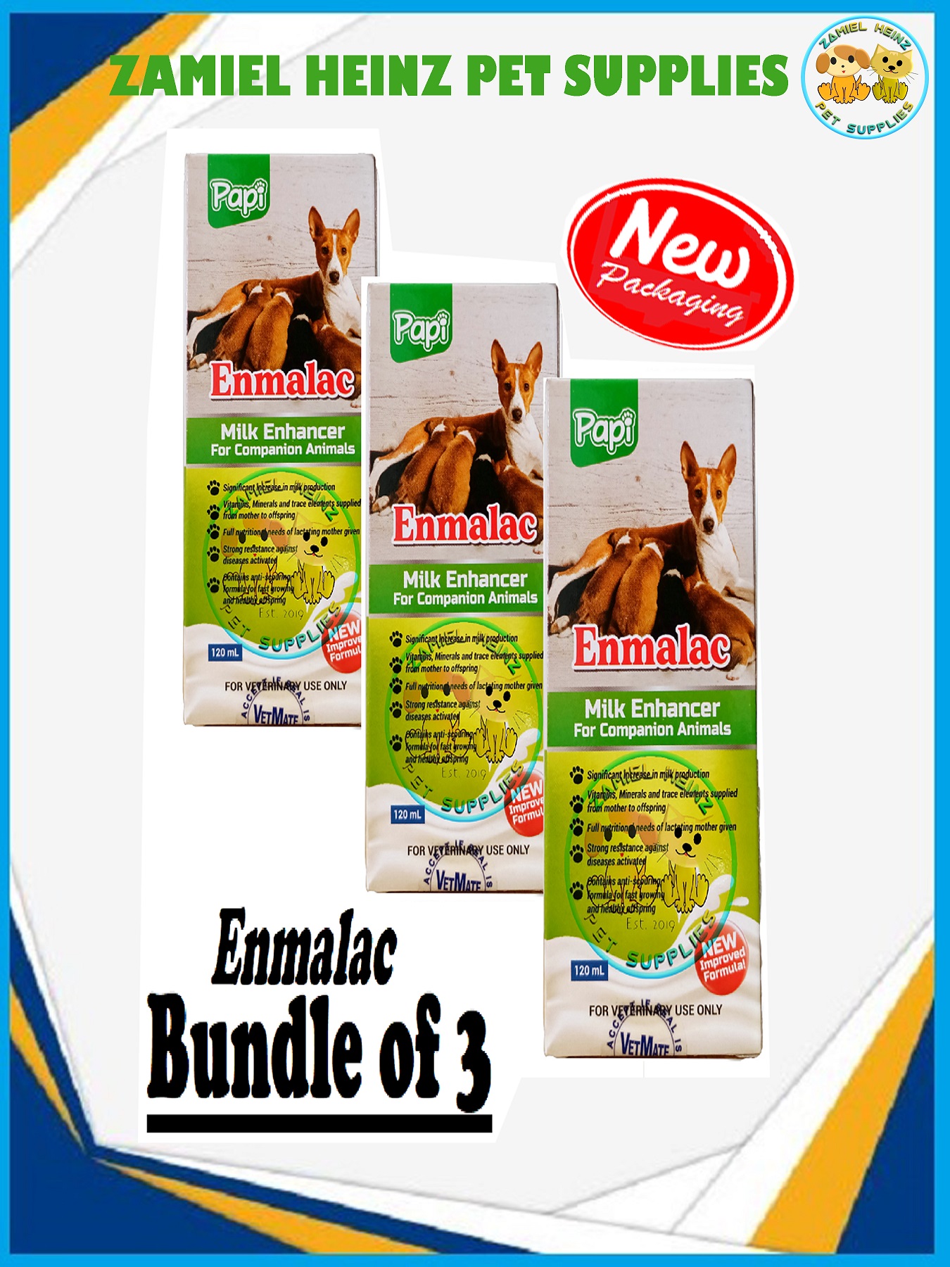 ENMALAC Milk Enhancer for Companion Animals (Bundle of 3pcs) | Lazada PH