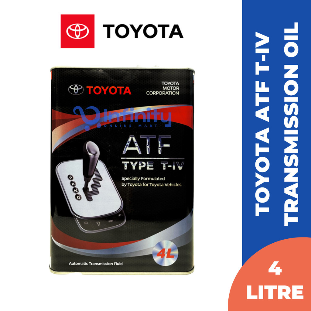 Toyota ATF TYPE-IV For Toyota Harrier/ Wish/ Altis/ Vios/ Estima/ Rush/ Innova (08886-81400) 4L ...