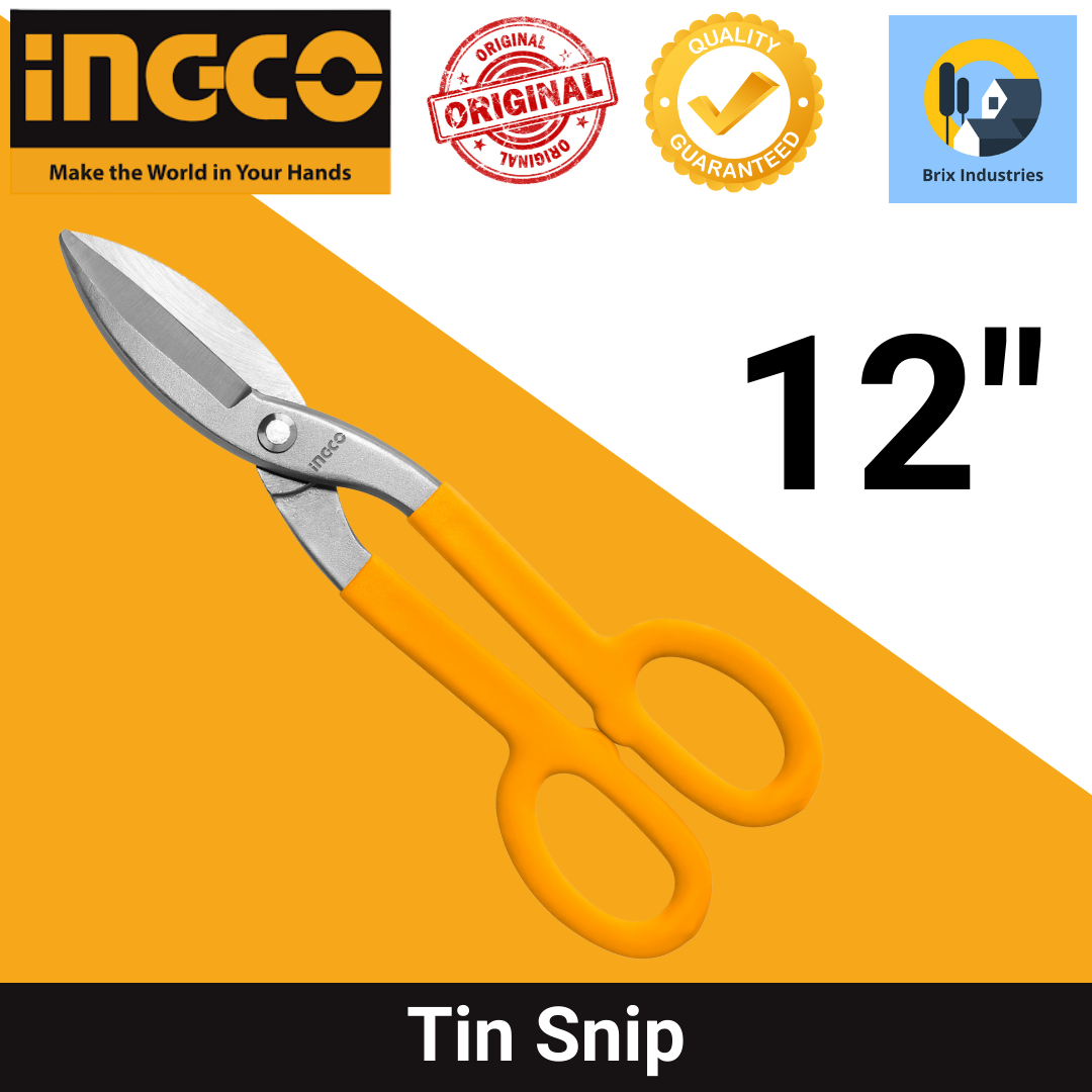 Ingco Tin Snip 10" or 12'' HTS0410 HTS0412 All-Purpose Snips | Lazada PH