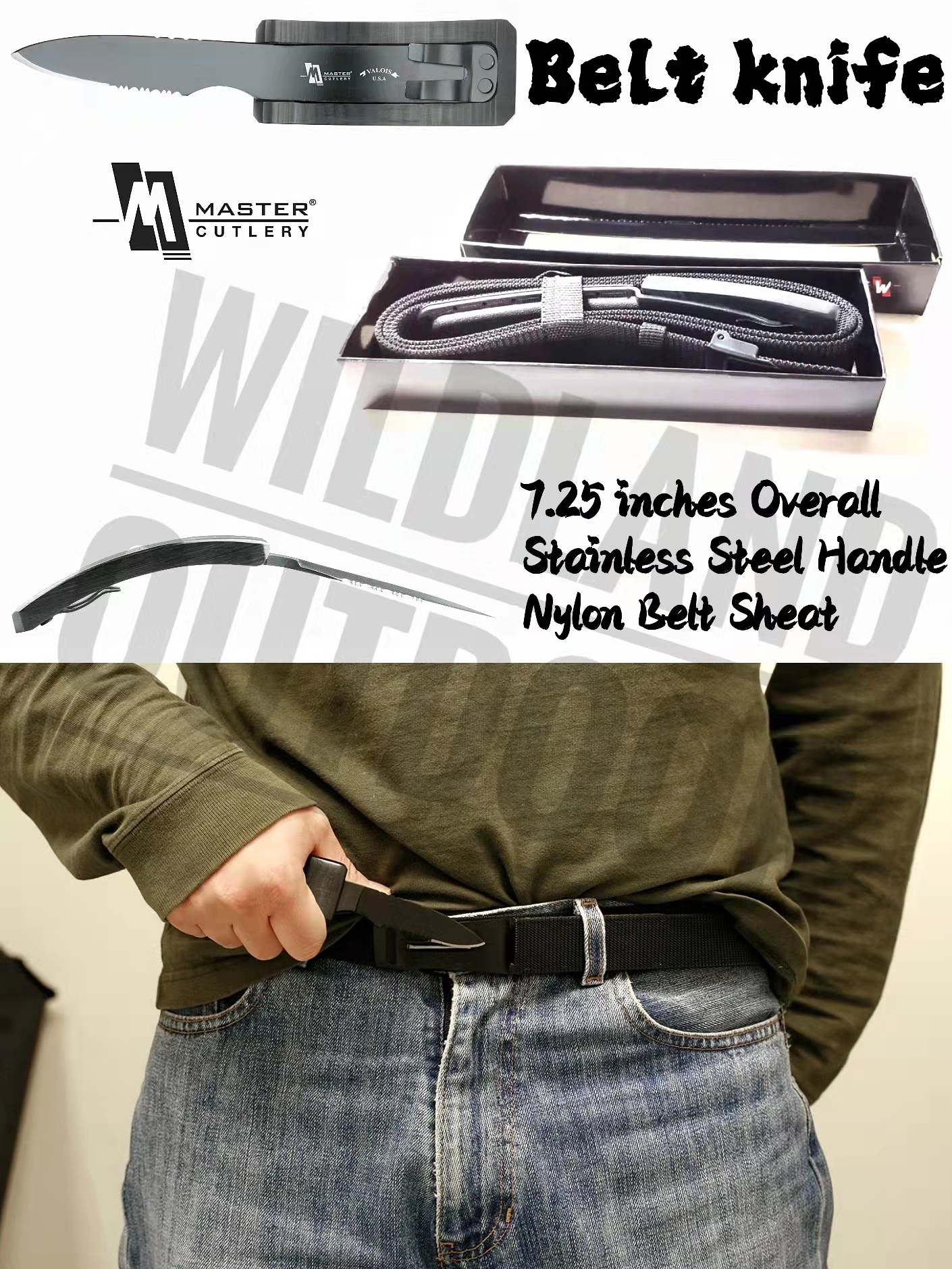 wildland highquality nylon belt tac belt with survival tools cutting ...