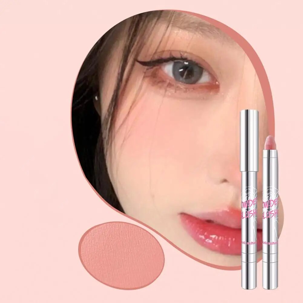 Blush Eyeshadow Pencil Cheek Eyes Base Contour Tint Face Pink Stick ...