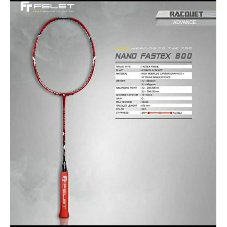 Raket Badminton Felet Nano Fastex 800 Original | Lazada Indonesia