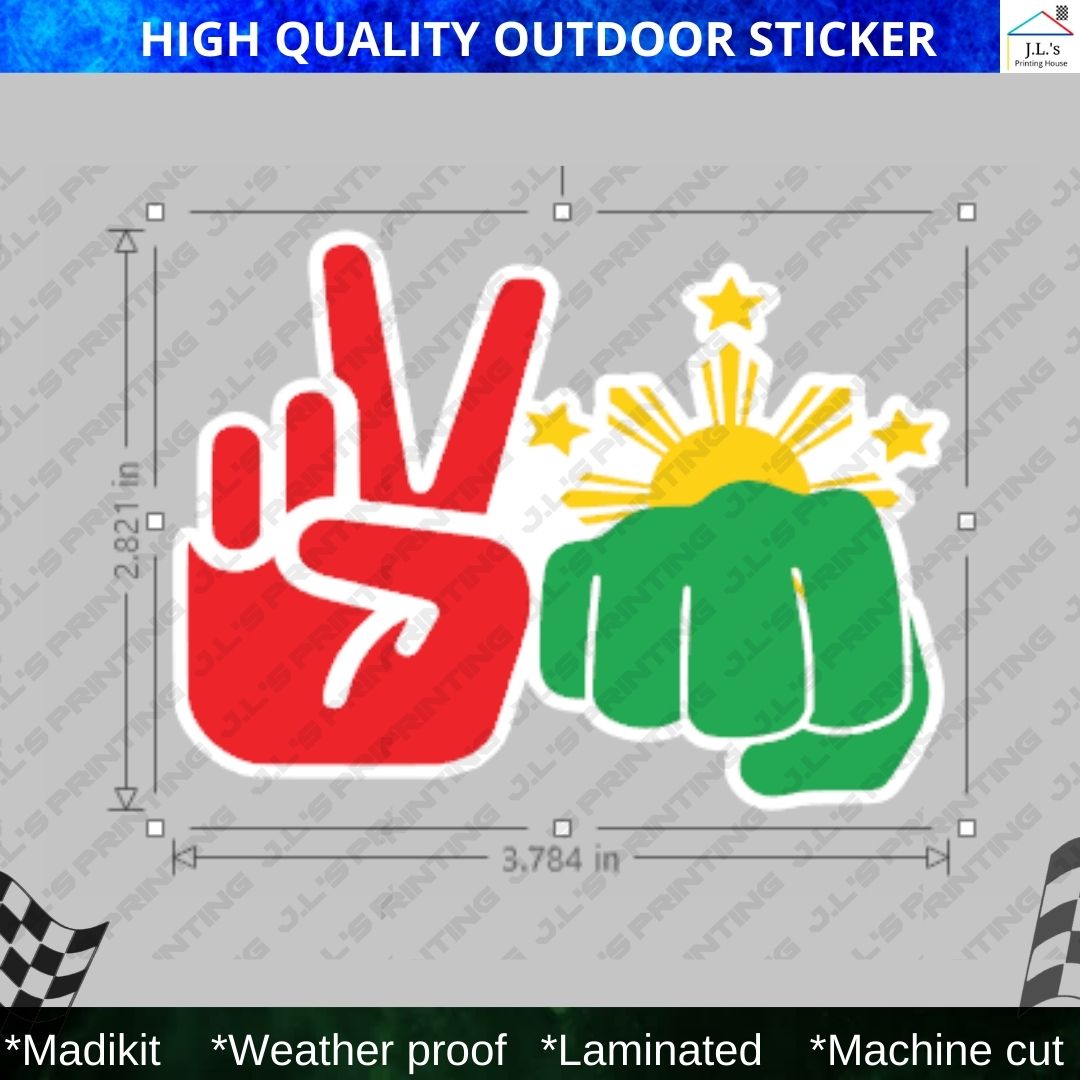 BBM Election Sticker / Bongbong Marcos Sticker / BBM SARA Sticker -high ...