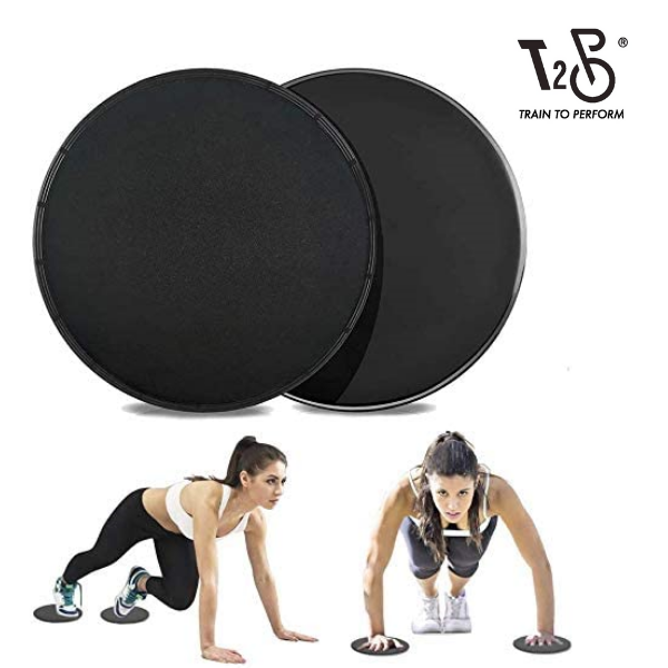 T2P Sliding Disc Glide Disc Core Slider Exercise Disc One Pair Abs ...