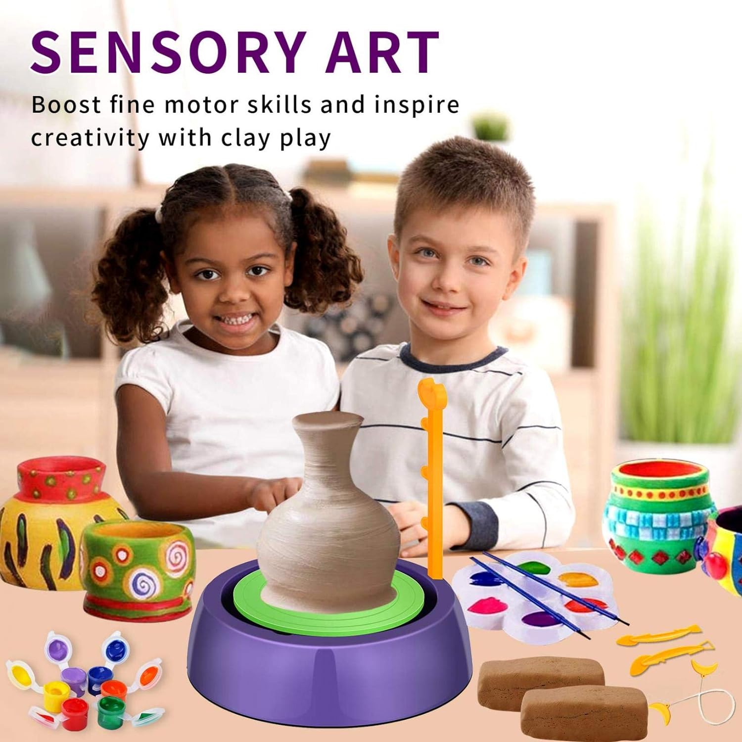 Electric Clay Pottery Wheel Complete Kit | Daraz.pk