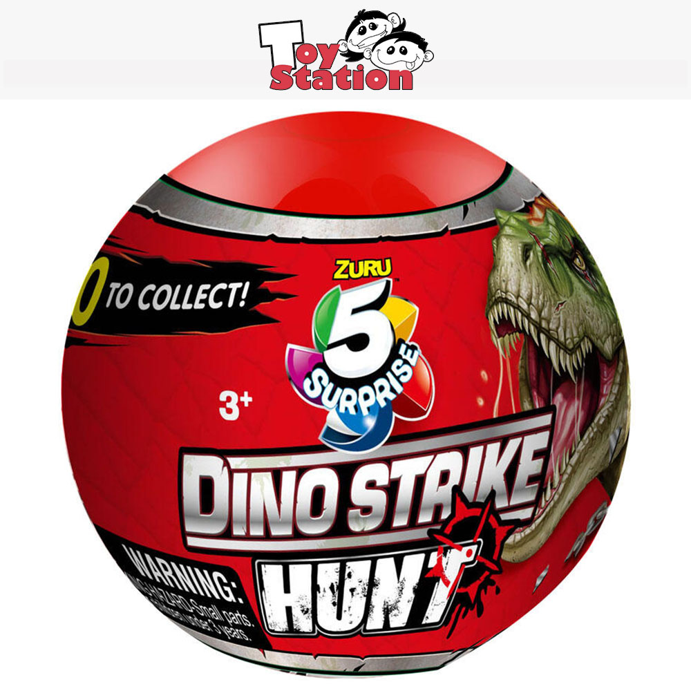 ZURU 5 Surprise Dino Strike Hunt Mystery Collectible Capsule Toys ...