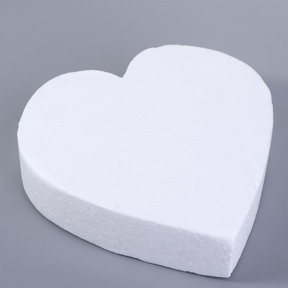 Sugarcraft Craft Polystyrene Heart Shaped Styrofoam Practice Model ...
