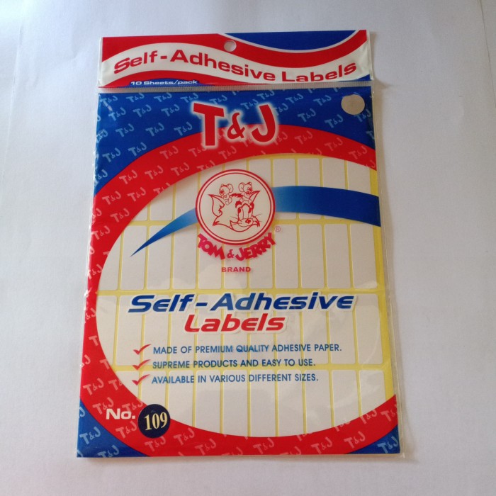 Label TJ nomor 109 / Label Tom Jerry No.109 | Lazada Indonesia