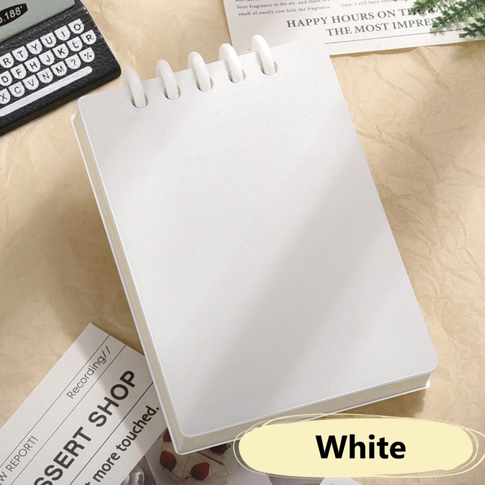 New A7 Pocket Notebook Loose-leaf Square Notepad Horizontal Line Inner ...
