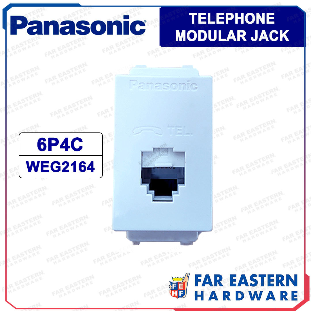 PANASONIC Telephone Modular Jack 6P4C WEG 2164 | Lazada PH