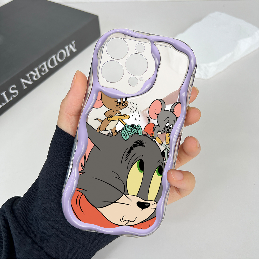 Hotinga for Vivo V50 V50 Lite 5G Y04 Y29S 5G Back Cover Tom and Jerry Soft Texture Phone Case ...