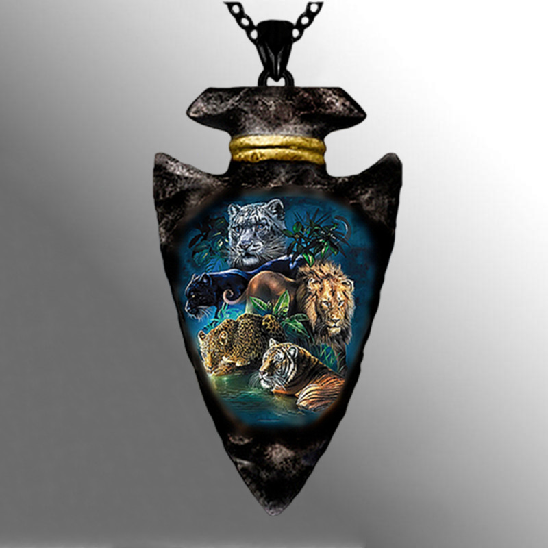 temu new creative animal family beast home lion king panther pendant ...