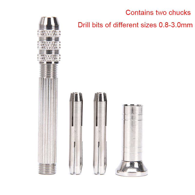 Metal Hand Drill Resin Mold Tools DIY Jewelry Tool With 0.8mm-3.0mm ...