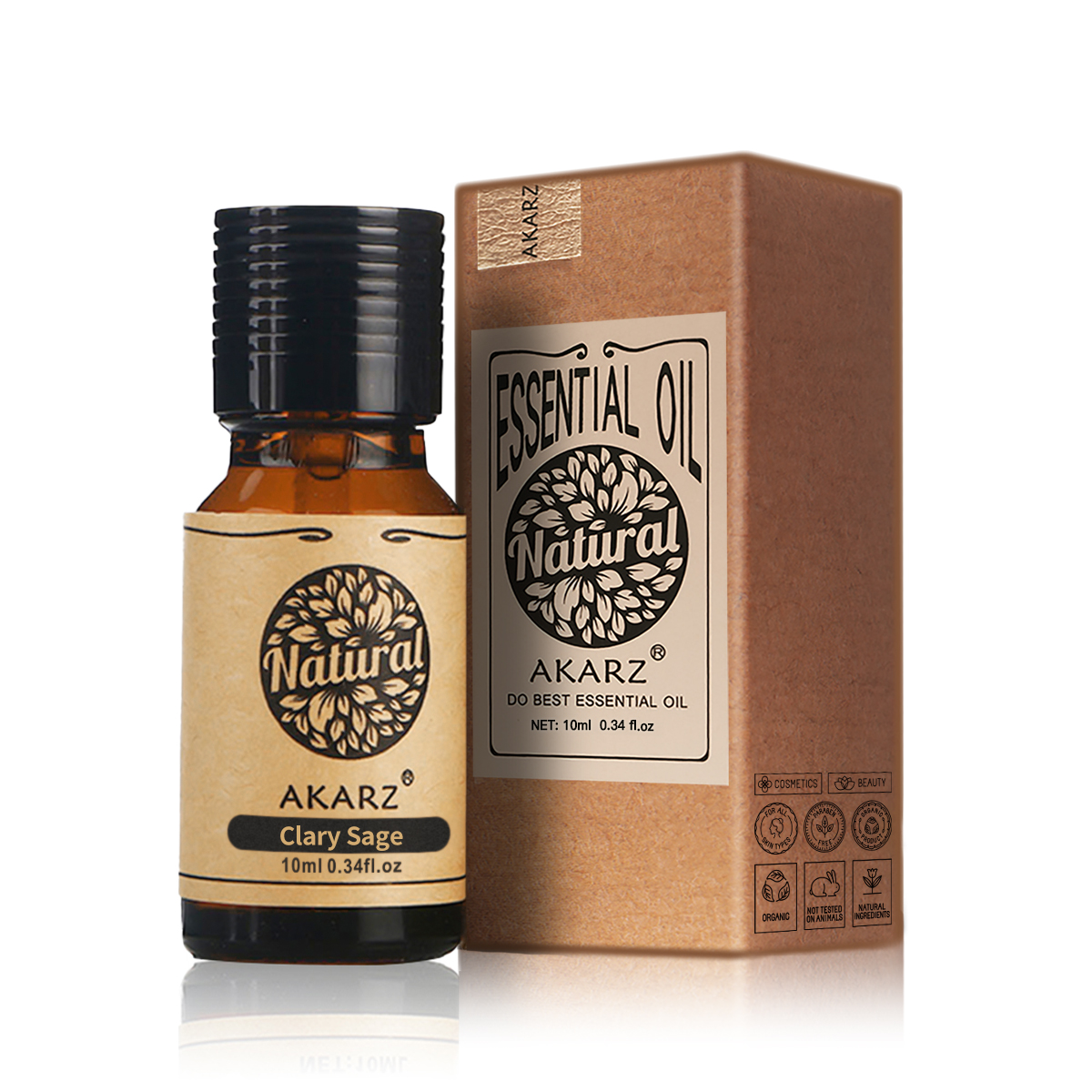 AKARZ Clary Sage Essential Oil Natural Skin Effect Nursing Hair Oil ...
