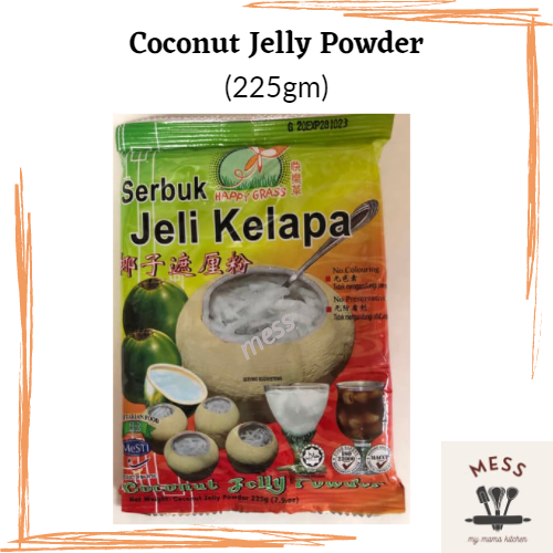 Happy Grass Serbuk Jeli Kelapa Coconut Jelly Powder (225g) | Lazada