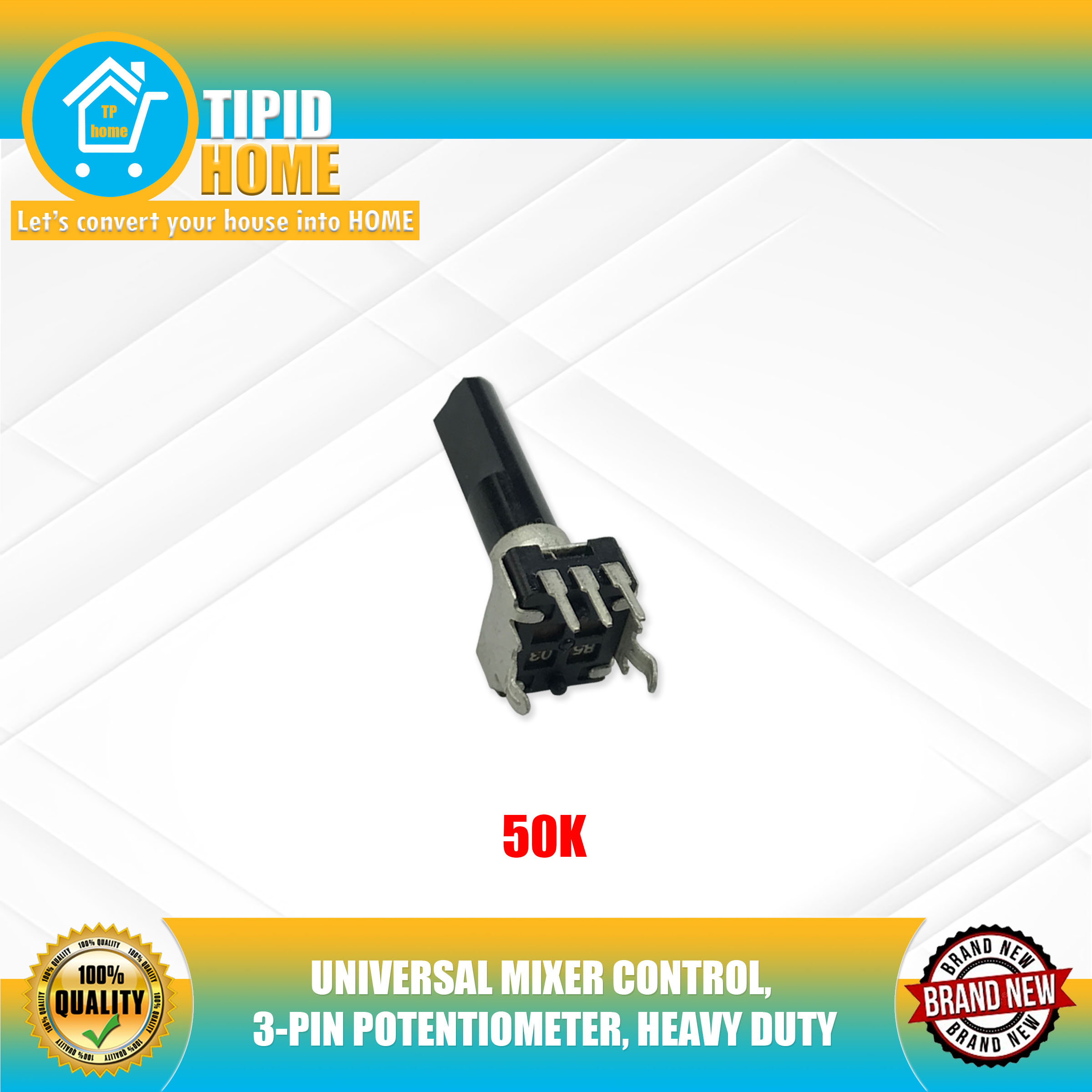 UNIVERSAL MIXER CONTROL, 3-PIN POTENTIOMETER, HEAVY DUTY | Lazada PH
