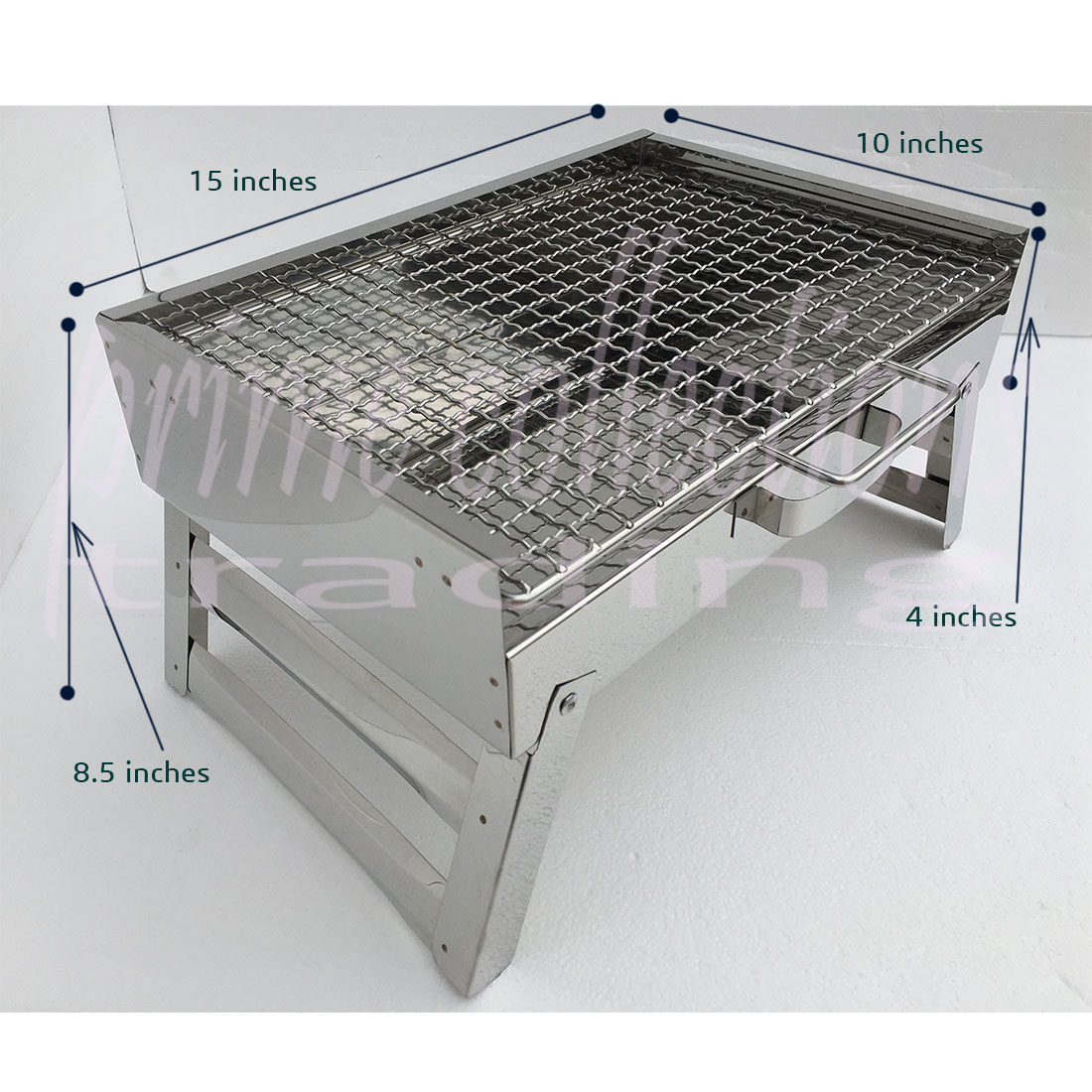 Portable Stainless BBQ Grill with Mesh wire for Camping Barbecue ...