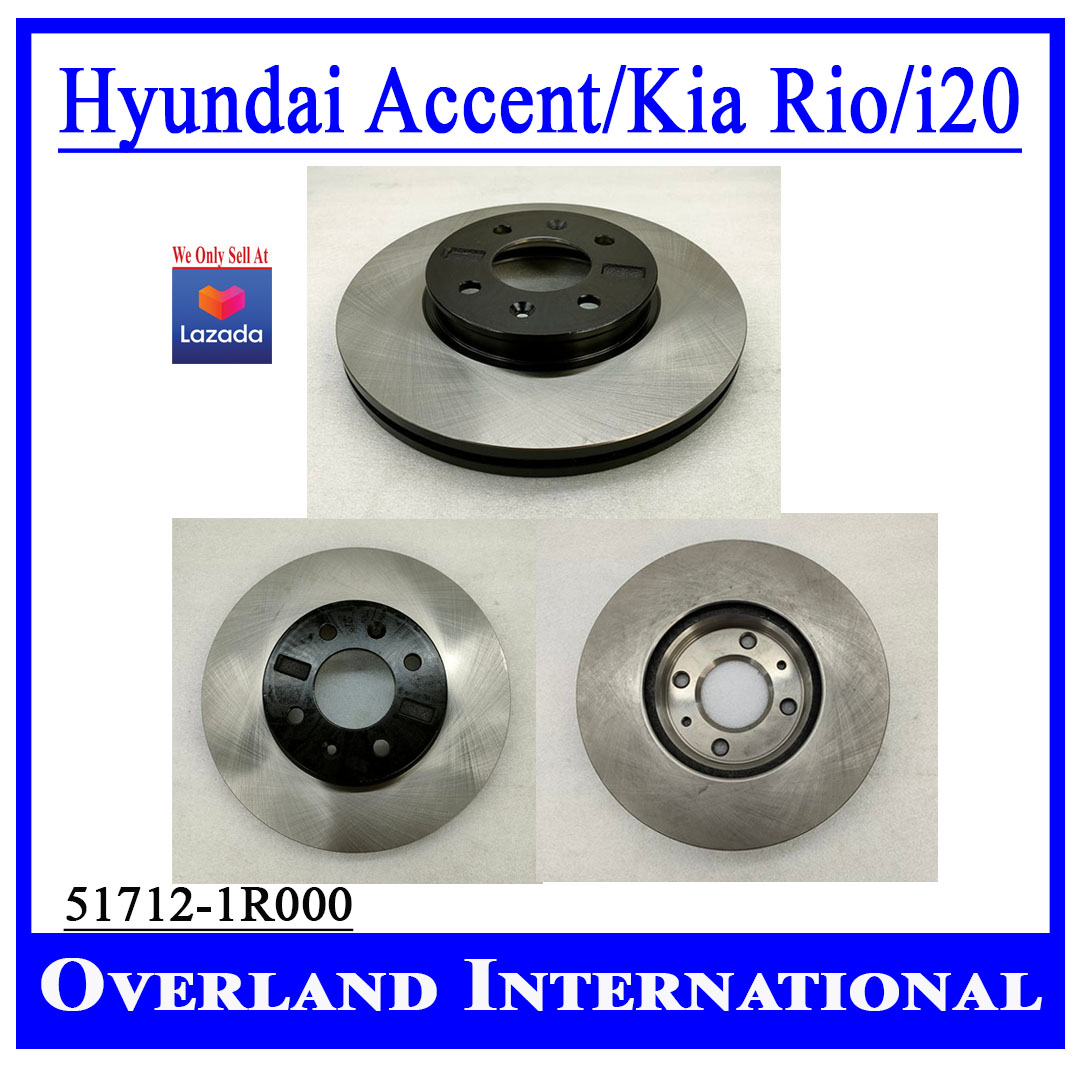 BRAKE DISC ROTOR PLATE 10" 4Holes for Hyundai Accent 2011-2020 / Kia ...