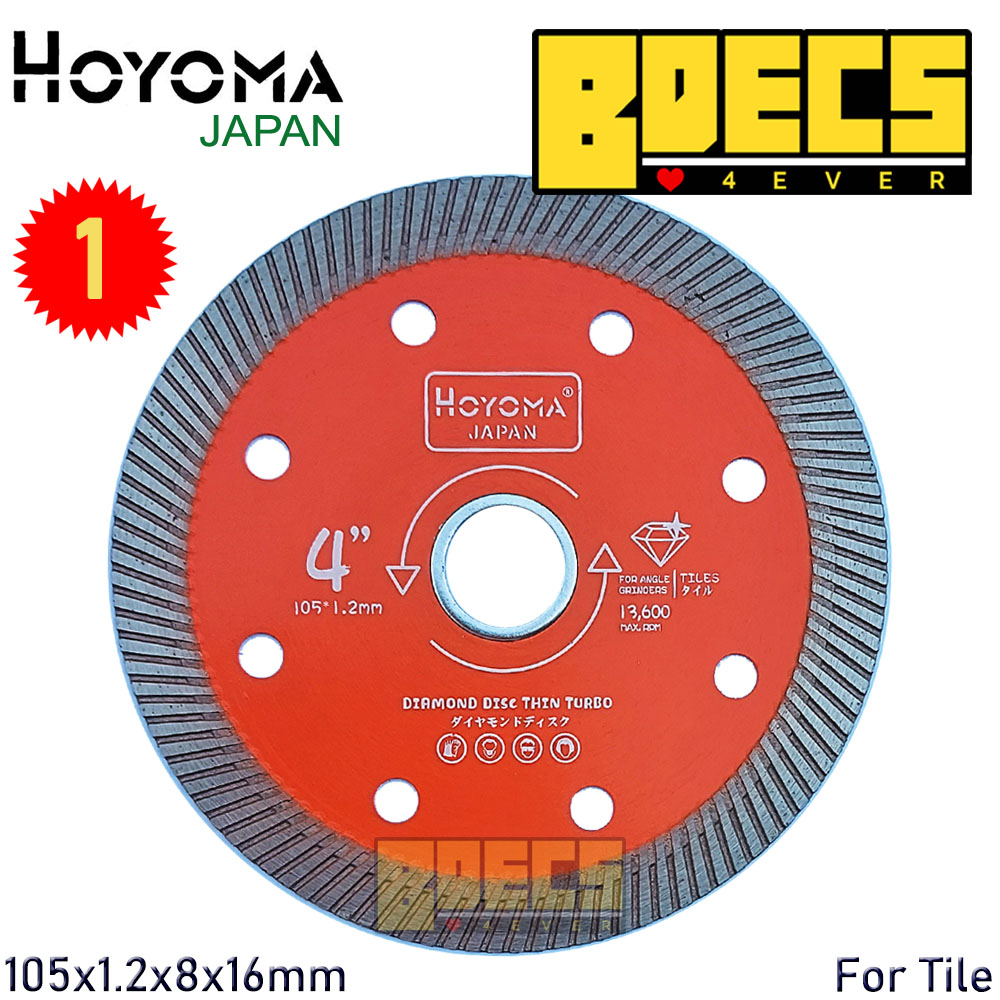 Hoyoma Japan Diamond Disc 4" Turbo Thin Heavy Duty (1pc) I bdecs ...