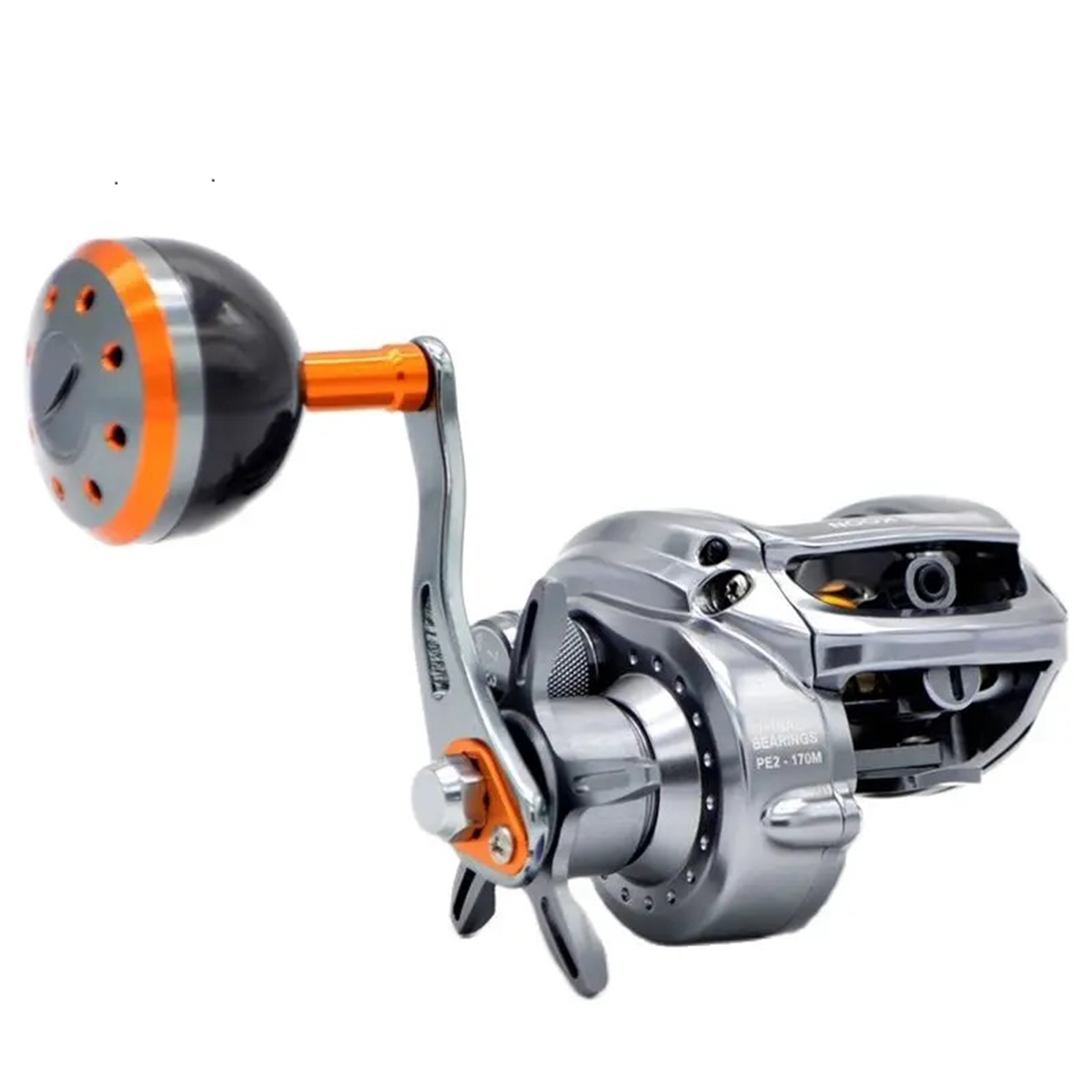 Low Profile Casting Fishing Reel Full Metal CNC 7kg Drag Baitcaster ...