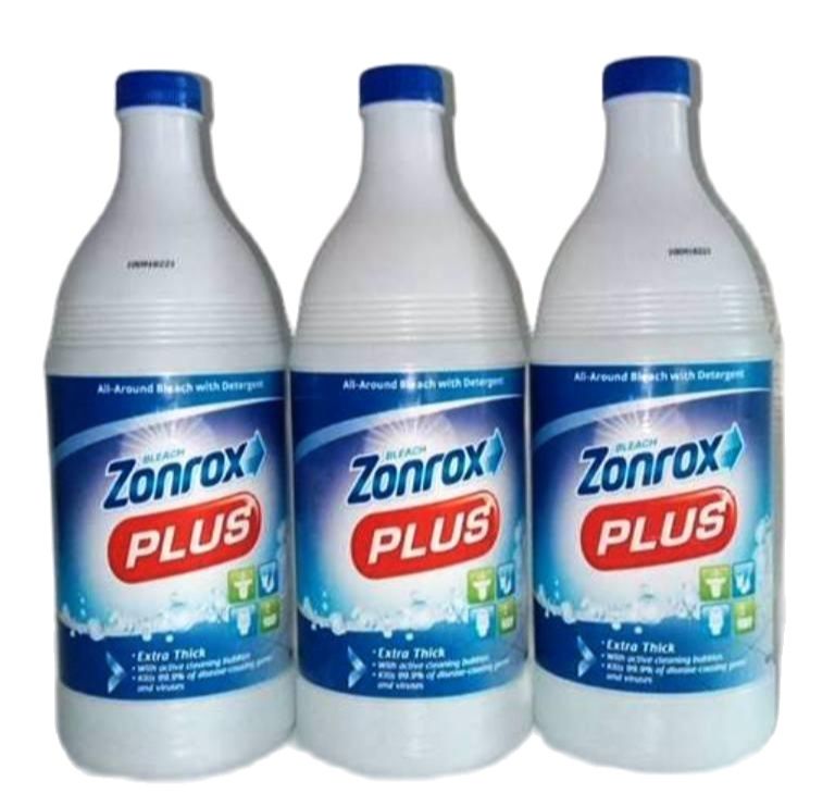 ZONROX Plus - Bleach (3 pieces x 900 ml) | Lazada PH