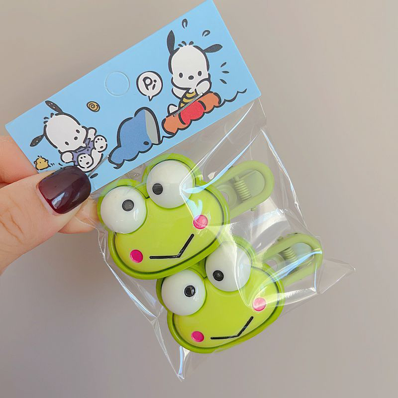 2Pcs Kawaii Kuromi My Melody Cinnamoroll Hair Clip Cute Cartoon Hairpin ...