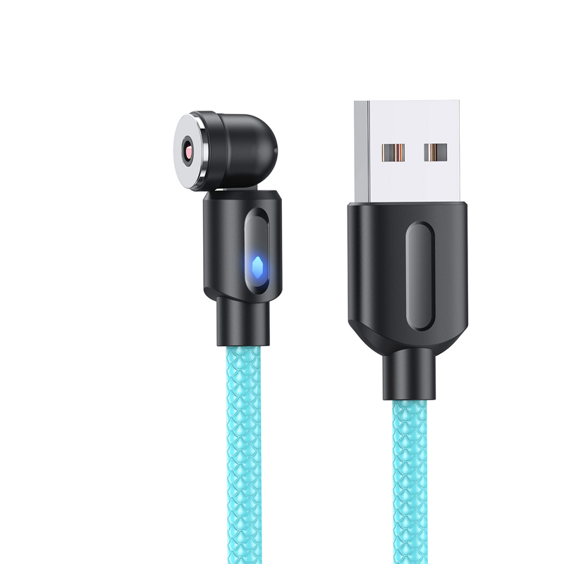 3 In 1 540 Rotate Magnetic Type C Cable Micro USB Cables Fast Charger ...