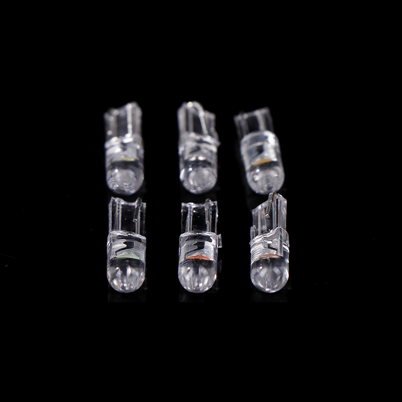 10PCS New T5 LED Super Bright Cob Lights Wedge Dashboard Gauge Car ...